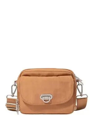 BAGGALLINI Coastal Flip Lock Camera Crossbody Bag Acorn