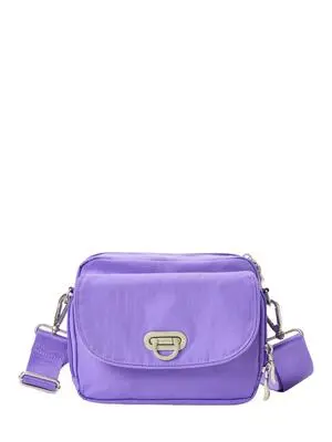 BAGGALLINI BAGGALLINI Coastal Flip Lock Camera Bag Crossbody Lavender Surf