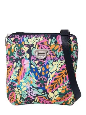 BAGGALLINI Mini Crossbody Bag With Flip Lock Closure - Paradise Print