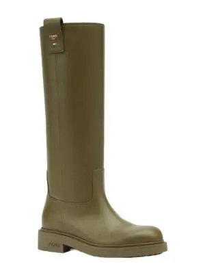 Fendi Filo Knee High Boots - Militare