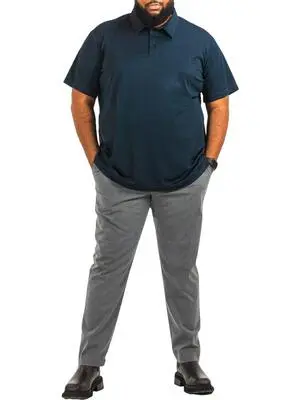 REGENT ROW Big And Tall Casual Commuter Tech Polo - Navy
