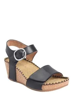 COMFORTIVA Comfortiva Eldorah Platform Wedge Sandal Black