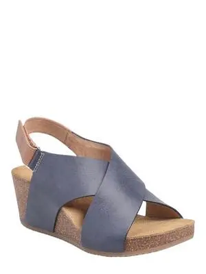 COMFORTIVA Eva Slingback Sandal - Sky Navy