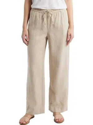 Tommy Bahama Two Palms Easy Linen Drawstring Pants - Natural