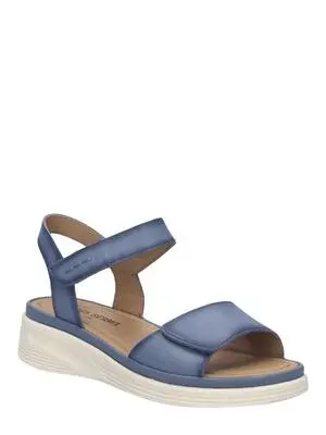 Josef Seibel Josef Seibel Severan Ankle Strap Wedge Sandals Slate