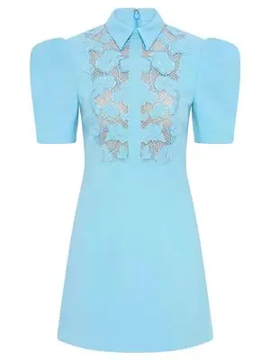 Rebecca Vallance Skye Embroidered Dress - Blue
