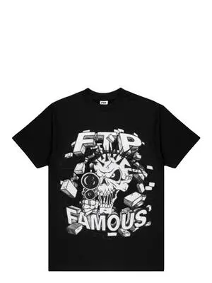 FTP X Famous Skull Tee Shirt - Black