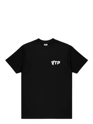 FTP X Famous Logo Tee Shirt - Black