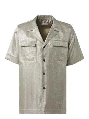 Dries Van Noten Pleated Shirt - Silver