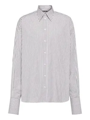 Dolce & Gabbana Striped Cotton Poplin Shirt - Multicoloured