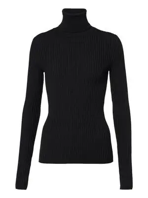 Dolce & Gabbana Wool-blend Turtleneck Sweater - Black