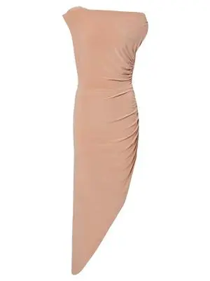 Norma Kamali Draped Gown - Brown