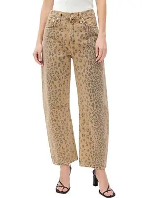 Citizens Of Humanity Miro Relaxed Jeans - Natural Cheetah