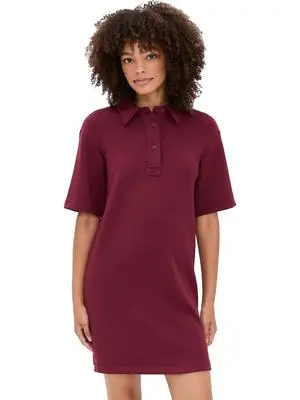 LE BOP Solene Polo Dress - Merlot