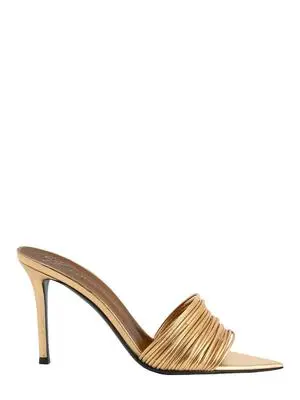 GIUSEPPE ZANOTTI 90mm Intriigo Clio Sandals - Gold