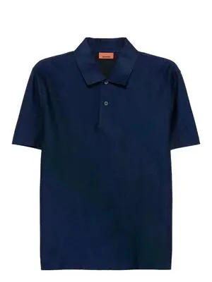Missoni Zigzag-woven Polo Shirt - Blue
