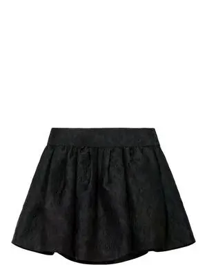 JUUN.J Jacquard Mini Skirt - Black