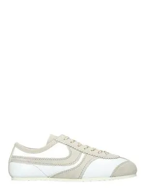 Dries Van Noten Dustin Stripe Suede Low-top Trainers - White