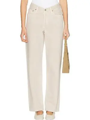 AGOLDE V-waist Baggy Jeans - Scone
