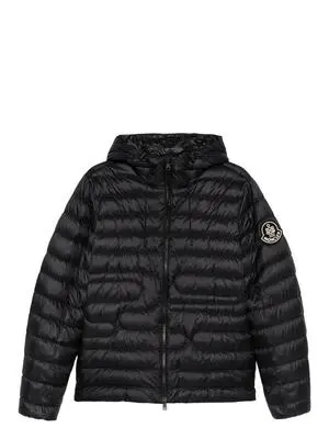 Moncler Hooded Padded Jacket - Black