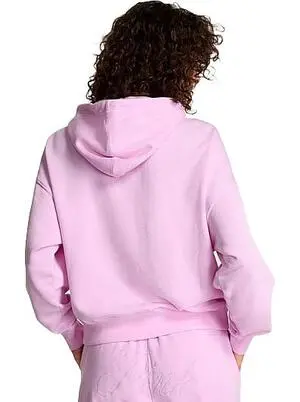 Pink Campus Fleece™ Half-zip Hoodie - Purple