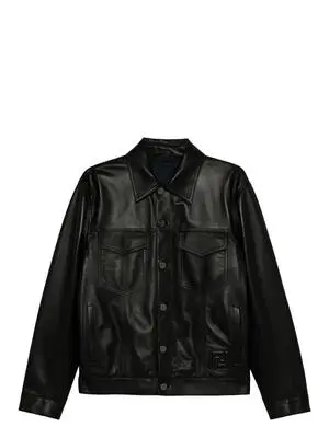 Fendi Leather Jacket - Black