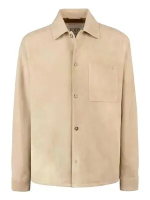 TOD'S Pashmy Shirt Jacket - Neutrals