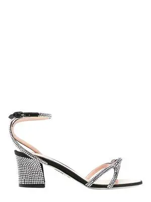Rene Caovilla Nicole 50mm Embellished Sandals - Black