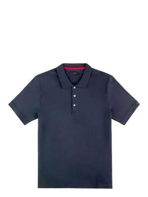 FAY Cotton Polo Shirt - Blue