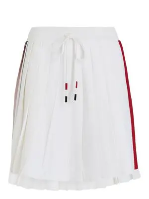 Thom Browne Pleated Mini Skirt - White