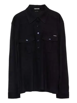 TOM FORD Military Shirt - Blue