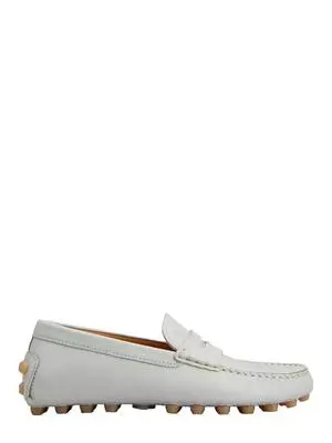 TOD'S Tod's Leather Loafers Grey
