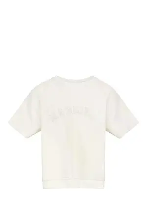 MAISON MARGIELA Logo-embroidered T-shirt - White