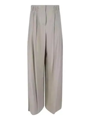 Giorgio Armani Wide-leg Trousers - Grey