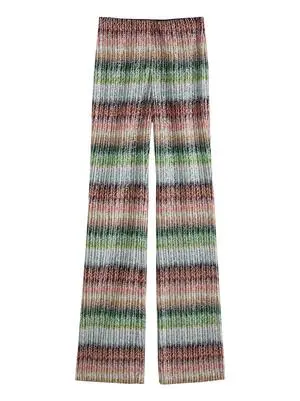 Missoni Striped Sequin-embellished Knitted Trousers - Multicoloured