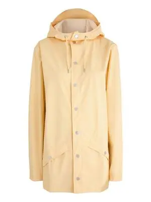 Rains Rains Hooded Rubberised Jacket Yellow