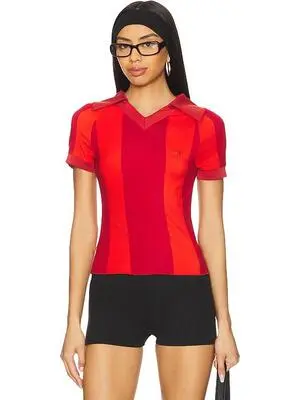 Miaou Mel Top - Red Stripe