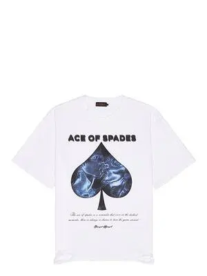 FUNERAL APPAREL Ace Of Spades T-shirt - White