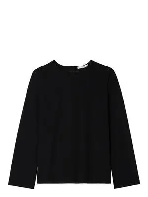 THE ROW Azalea Stretch-knit Top - Black