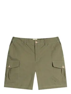 Folk Utility Shorts - Dark Sage