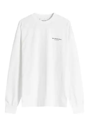 MKI MIYUKI ZOKU Design Studio Long Sleeve T-shirt - White