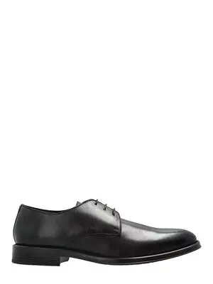 Paul Smith Leather Derby Shoes - Black