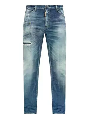 Dsquared2 Logo-patch Jeans - Blue