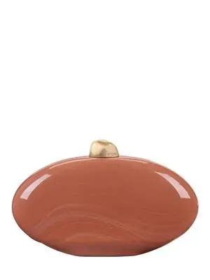Cult Gaia Eviana Acrylic Clutch Bag - Corallo