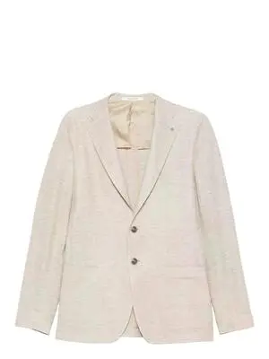 Tagliatore Single-breasted Blazer Neutrals