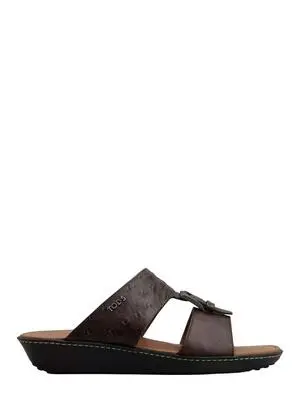 TOD'S Leather Sandals - Brown