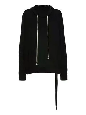Rick Owens Cotton Hoodie - Black