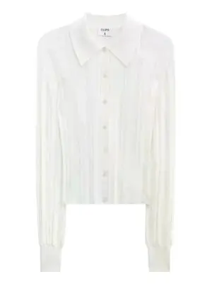 Filippa K Braid-knit Cardigan - White
