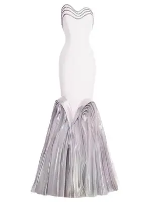 GABY CHARBACHY Mermaid Gown - White