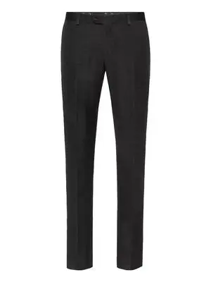 BILLIONAIRE Pressed-crease Trousers - Black